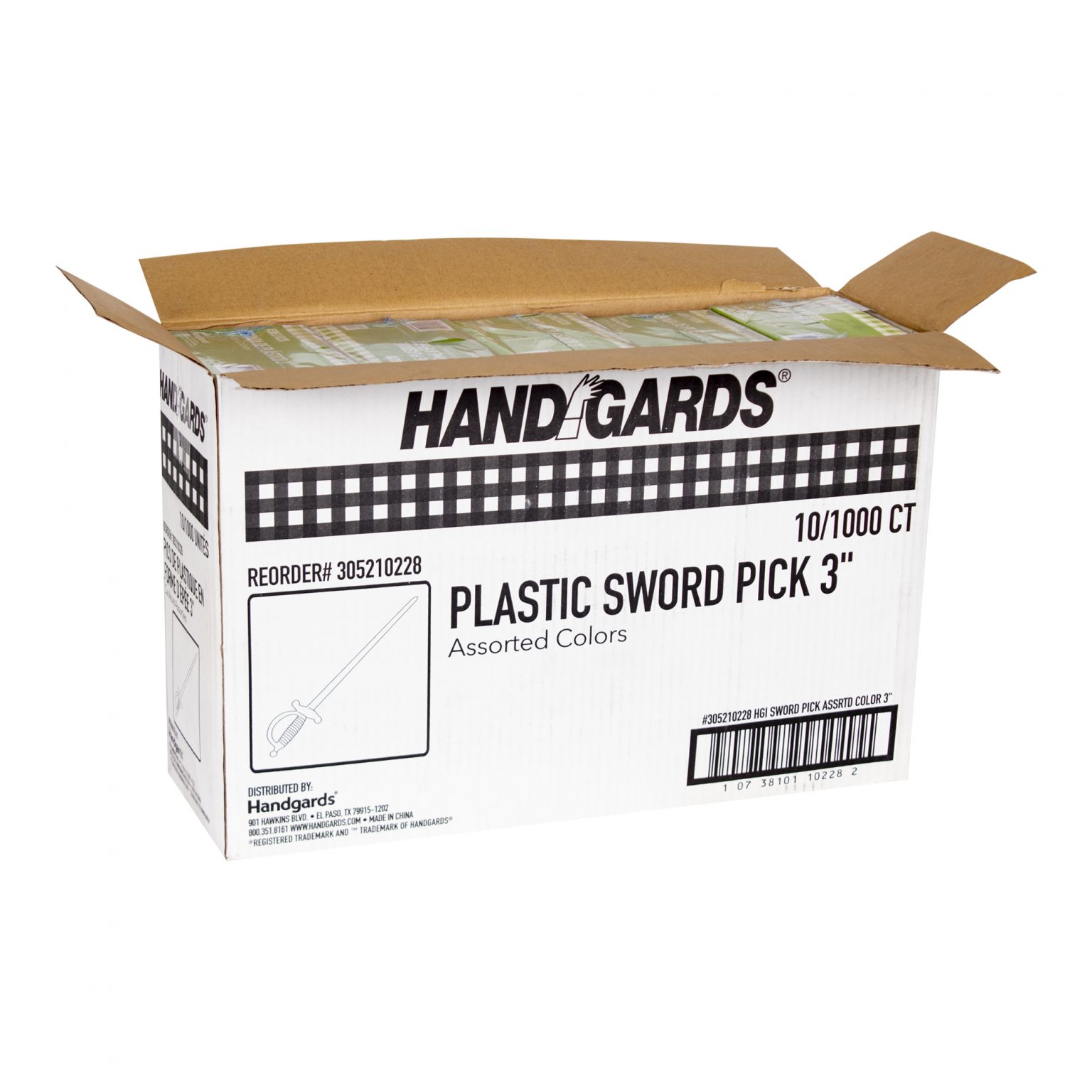Handgards® Plastic Disposable Sword Picks - Handgards® | First in Food ...