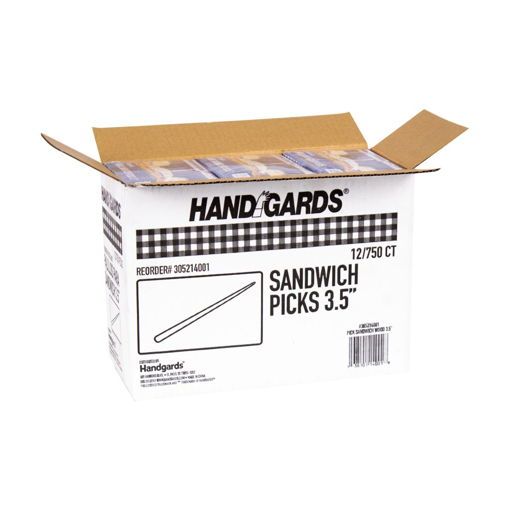 Handgards® Wood Disposable Sandwich Picks - Handgards® | First in Food ...