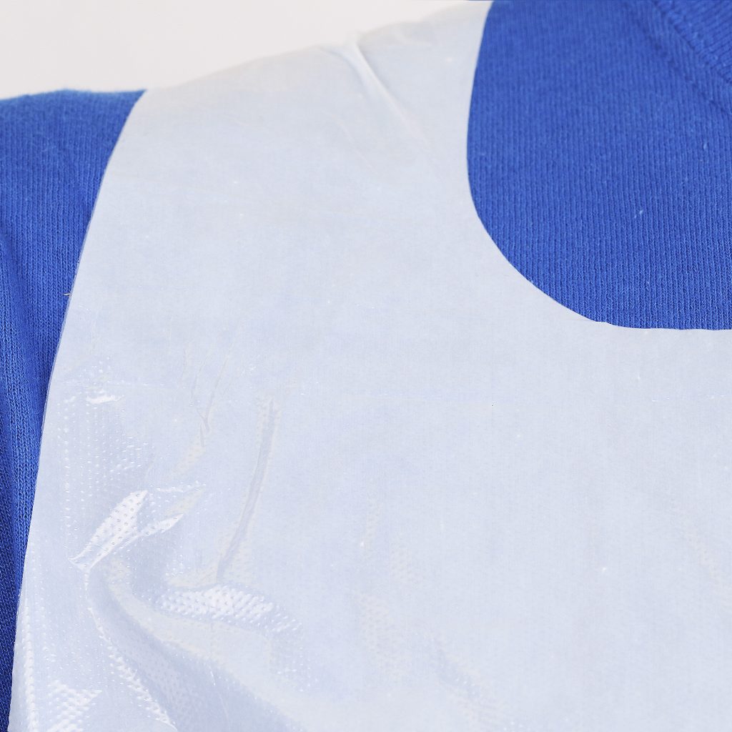 ValuGards® Low Density Light Duty Embossed Poly Aprons - White 28x46 ...