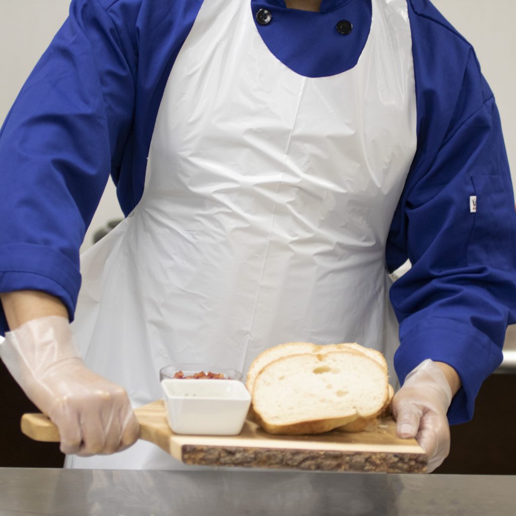 NeatGards® Low Density Heavy Duty Smooth Poly Aprons - White ...